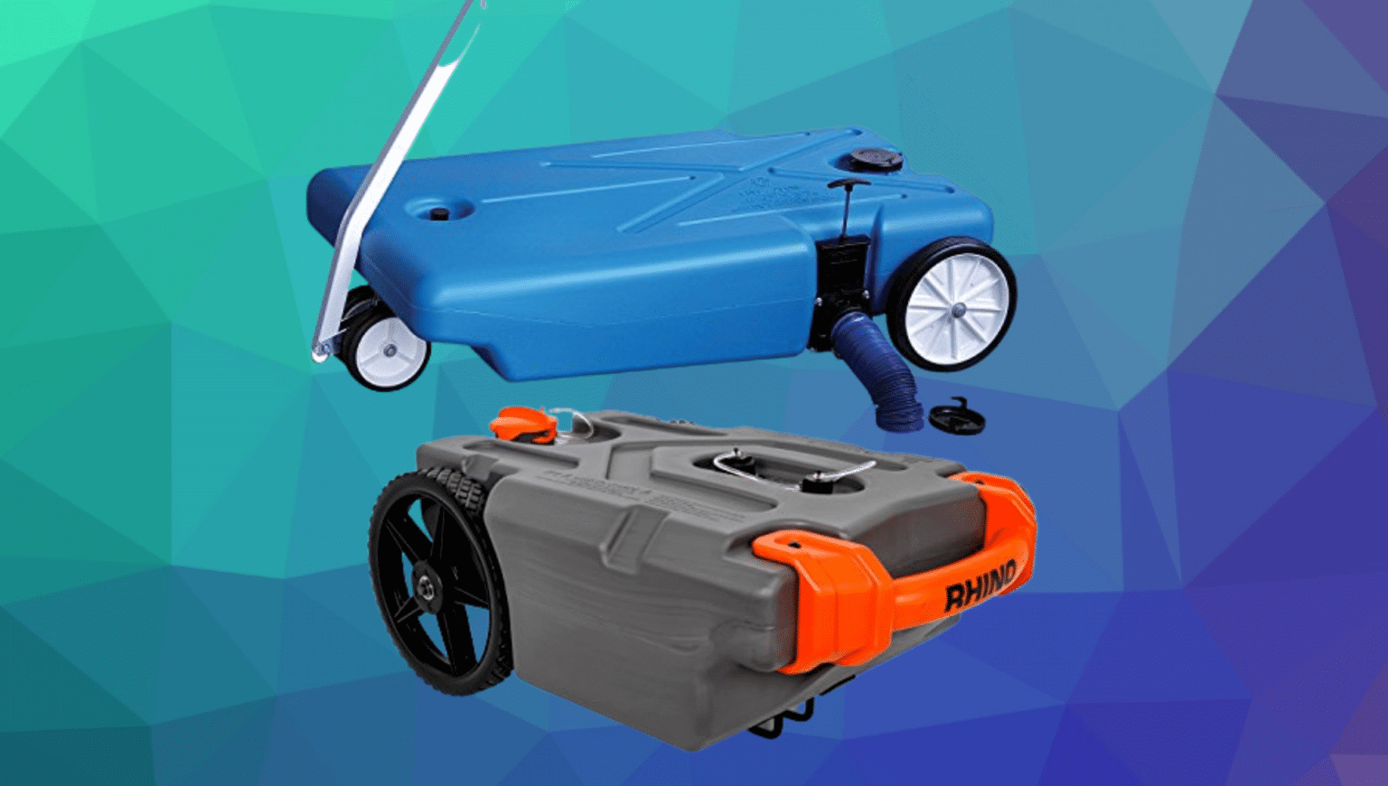 How To Choose The Best RV Portable Waste Tank - Getaway Couple