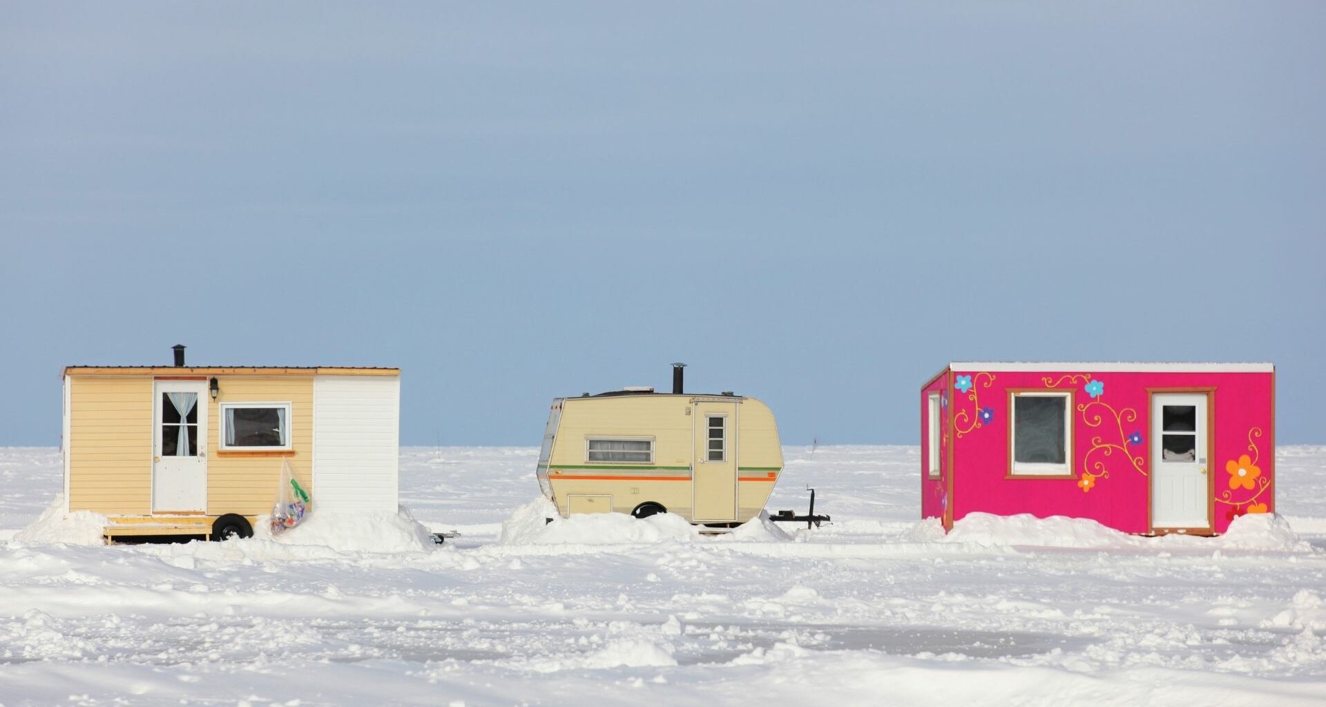 You Have to See These Ice Fishing Trailers - Getaway Couple