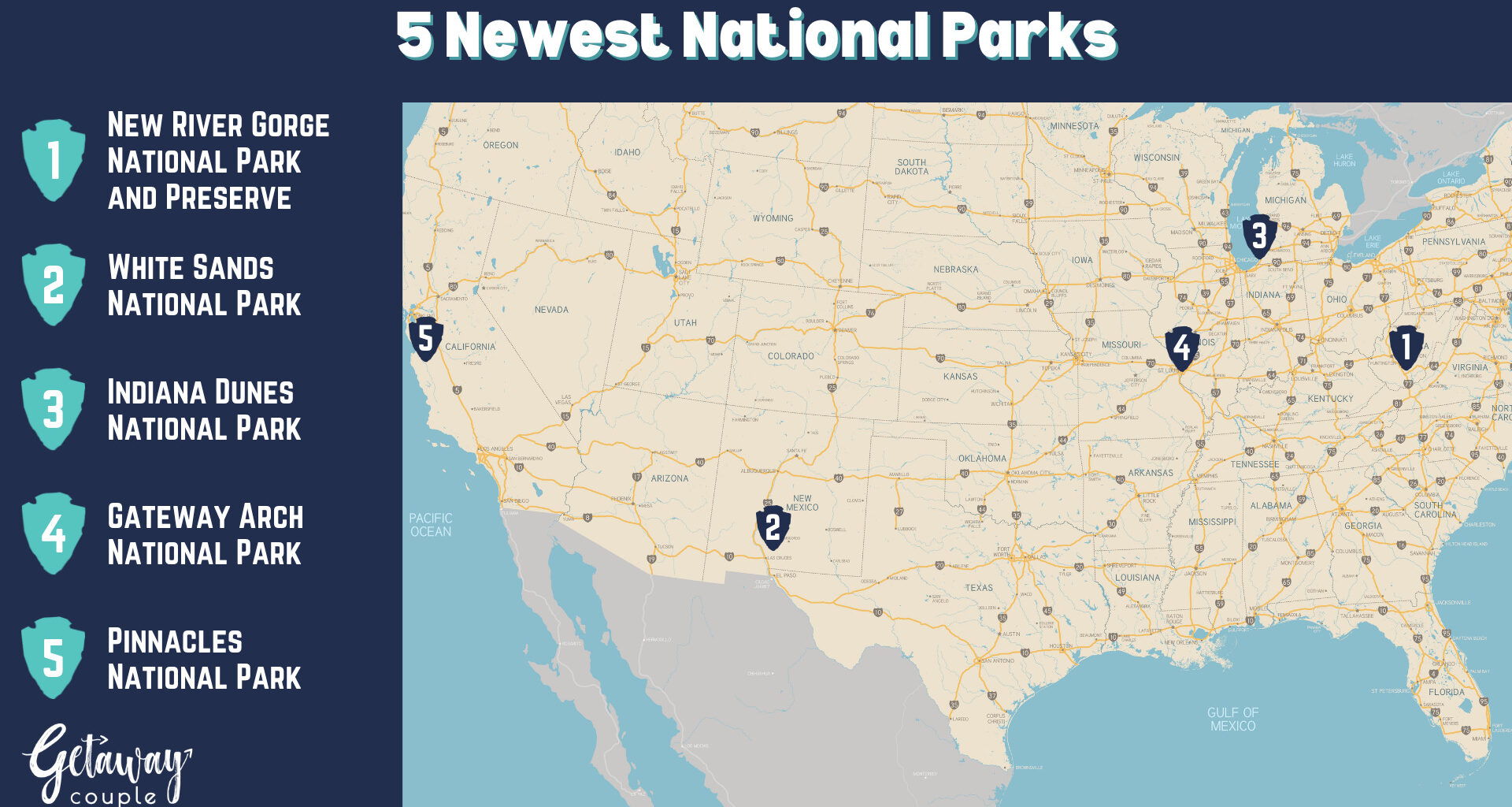 What Are the 5 Newest National Parks? - Getaway Couple