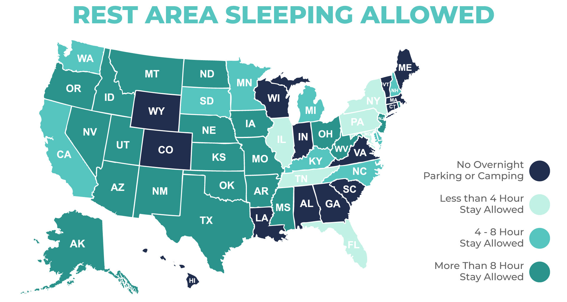 Is It Safe to Sleep at Rest Stops? - Getaway Couple