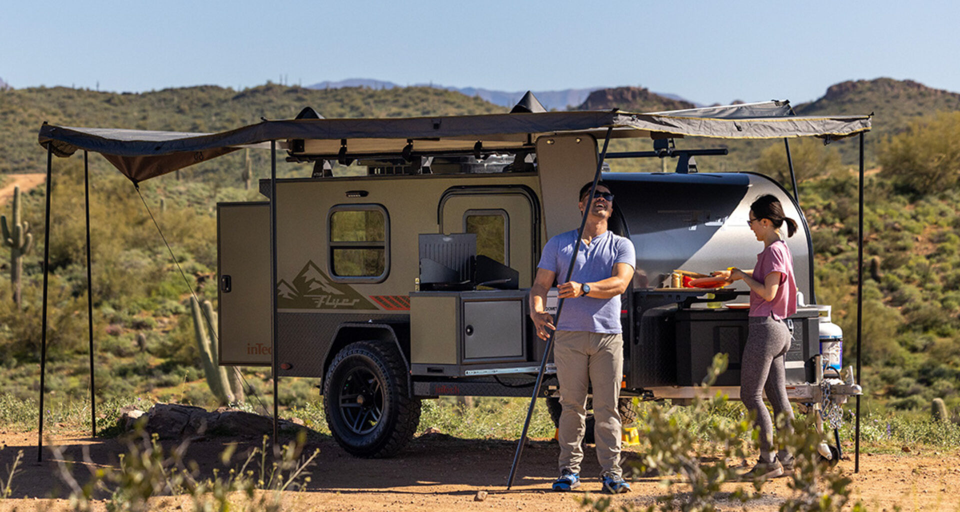 A Breakdown of inTech Flyer Adventure Trailers - Getaway Couple