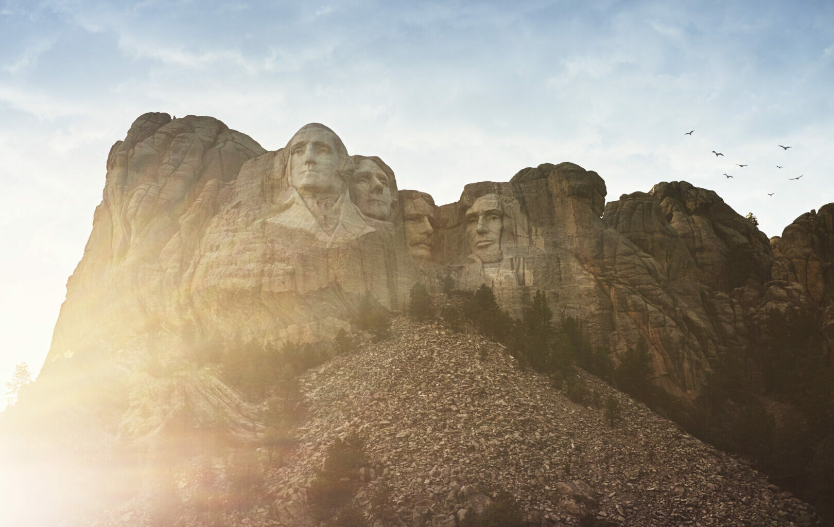 What's Really on the Backside of Mt. Rushmore? - Getaway Couple