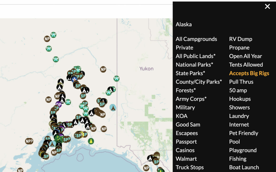 How To Easily Find Big Rig RV Parks - Getaway Couple