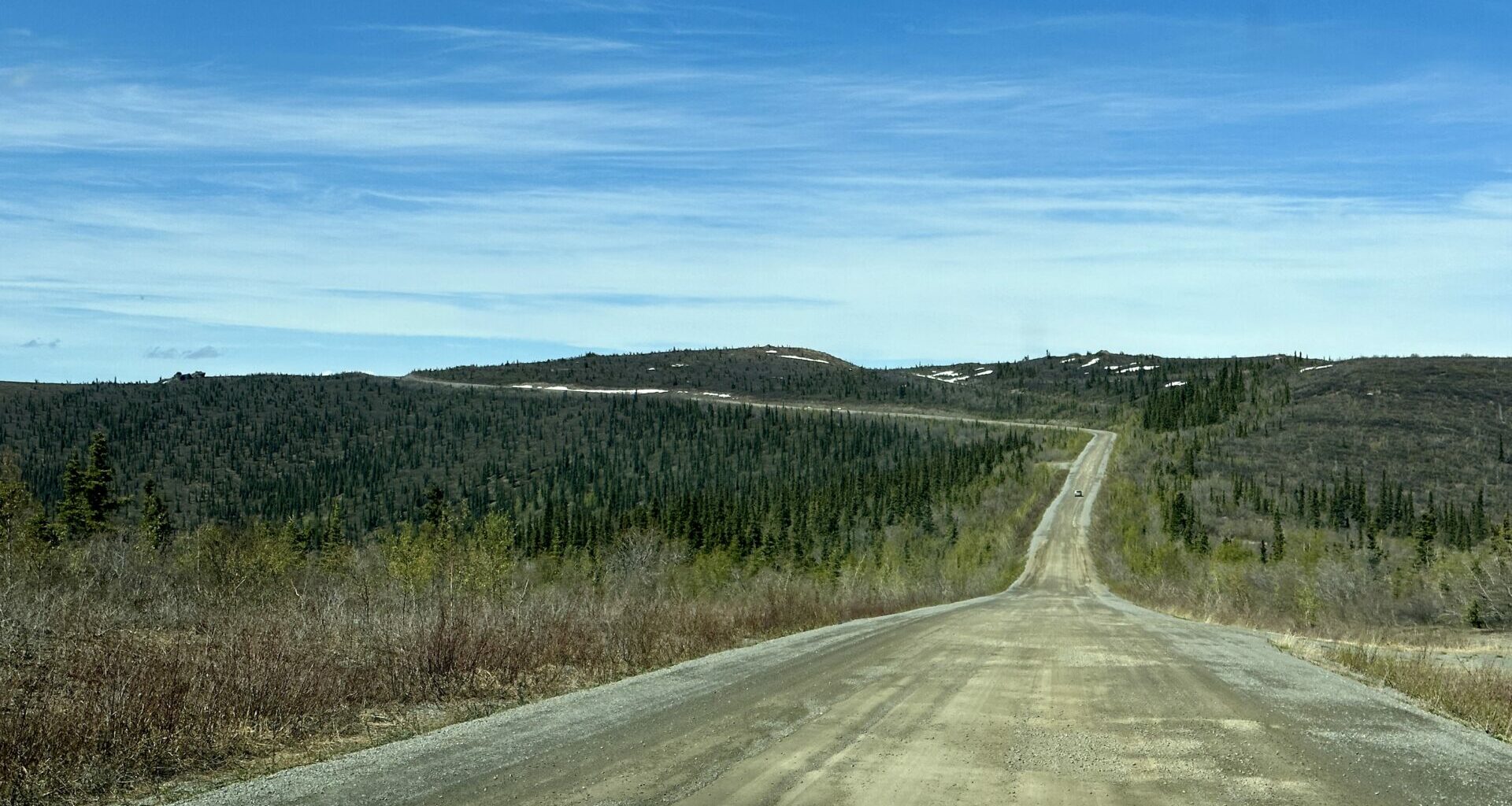 How to Safely Drive the Top of the World Highway - Getaway Couple