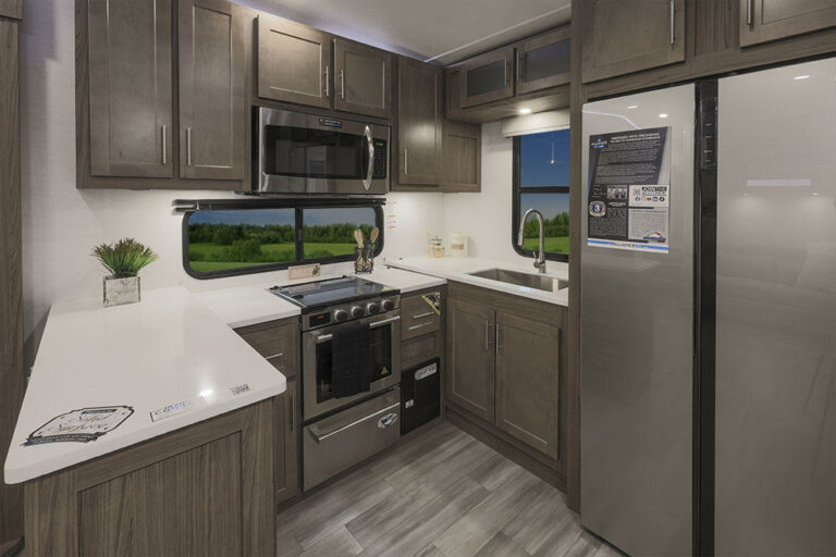 10 Best Rear Kitchen Fifth Wheels in 2024 - Getaway Couple