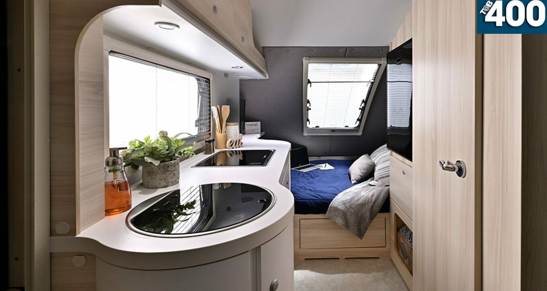 A Breakdown of the nuCamp Tab 400 - Getaway Couple