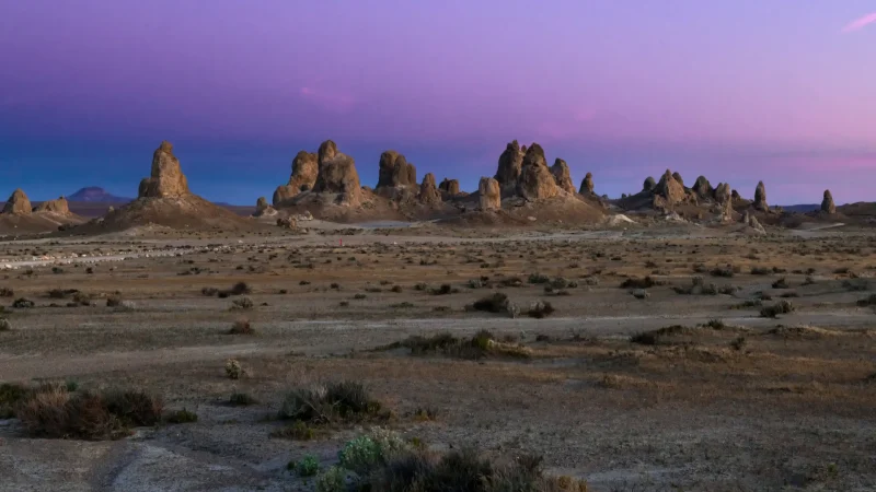 How to Visit the Trona Pinnacles - Getaway Couple